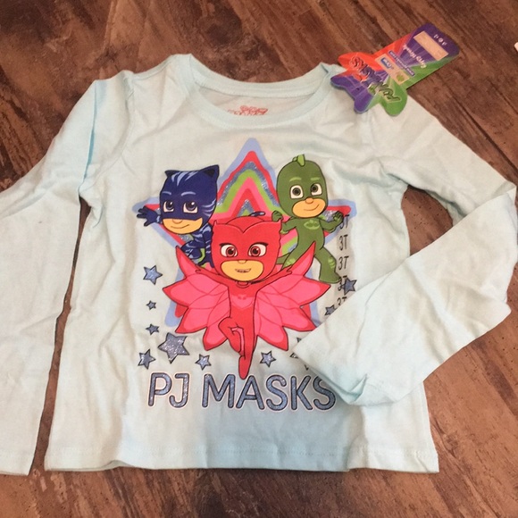 Disney | Shirts & Tops | New Disney Junior Pj Masks Girls Long Sleeve ...